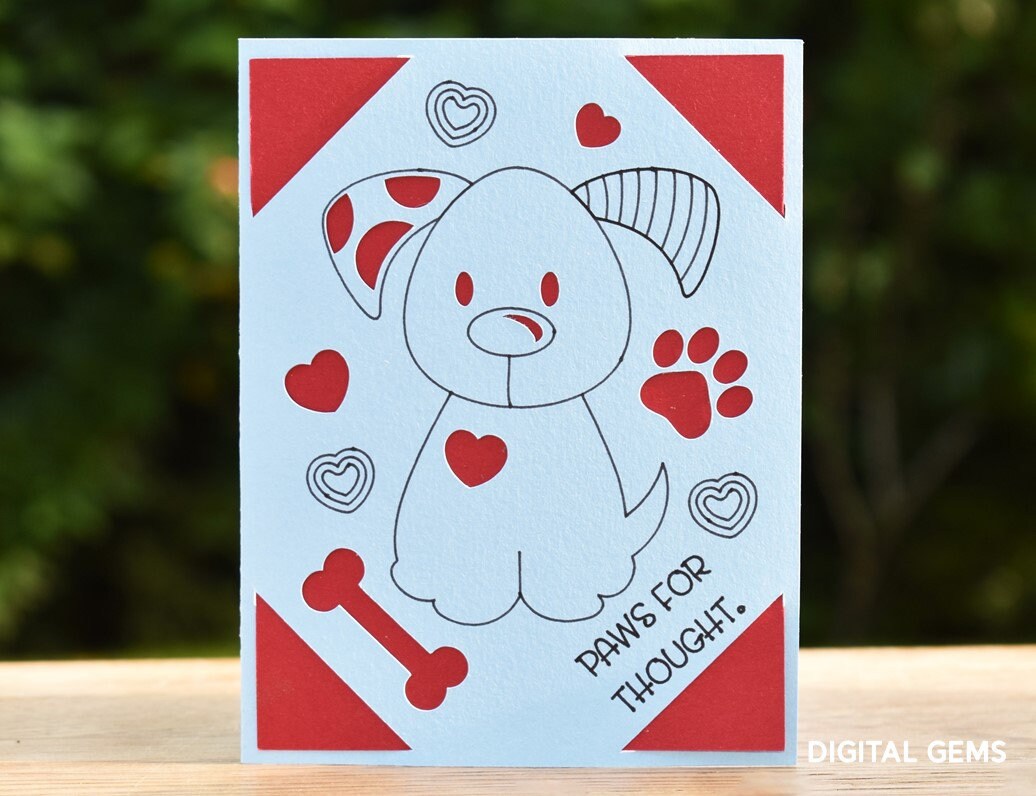 Dog Card Design Bundle Best Selling Svg Files. Digital - Etsy