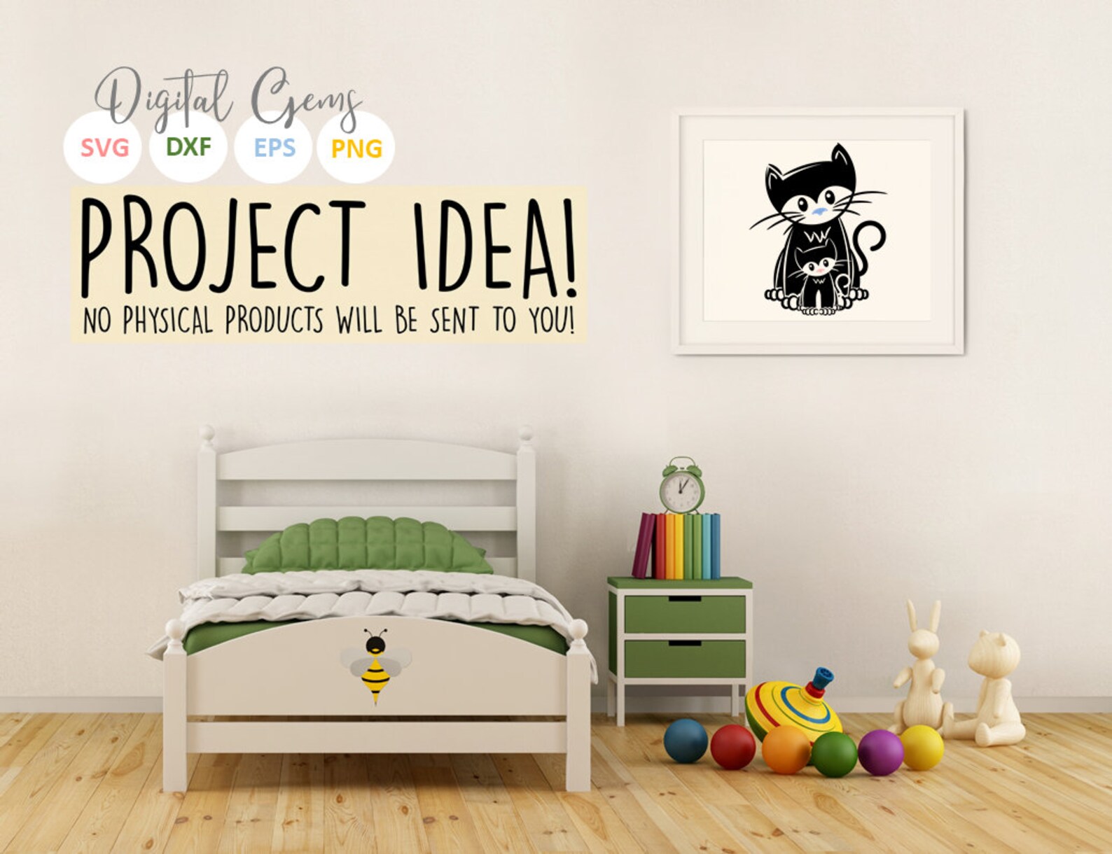 Cat and Kitten Svg / Dxf / Eps / Png Files. Download. Compatible With ...