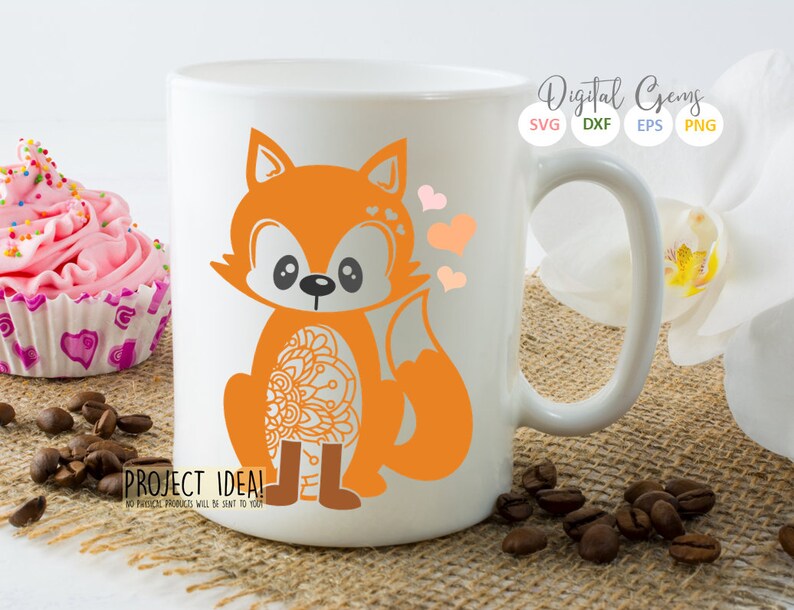 Fox Svg / Dxf / Eps / Png Files. Digital Download. Compatible With ...