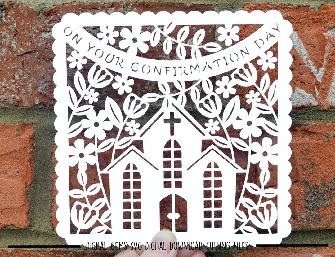 Confirmation Paper Cut Svg / Dxf / Eps Files and Pdf / Png Printable ...