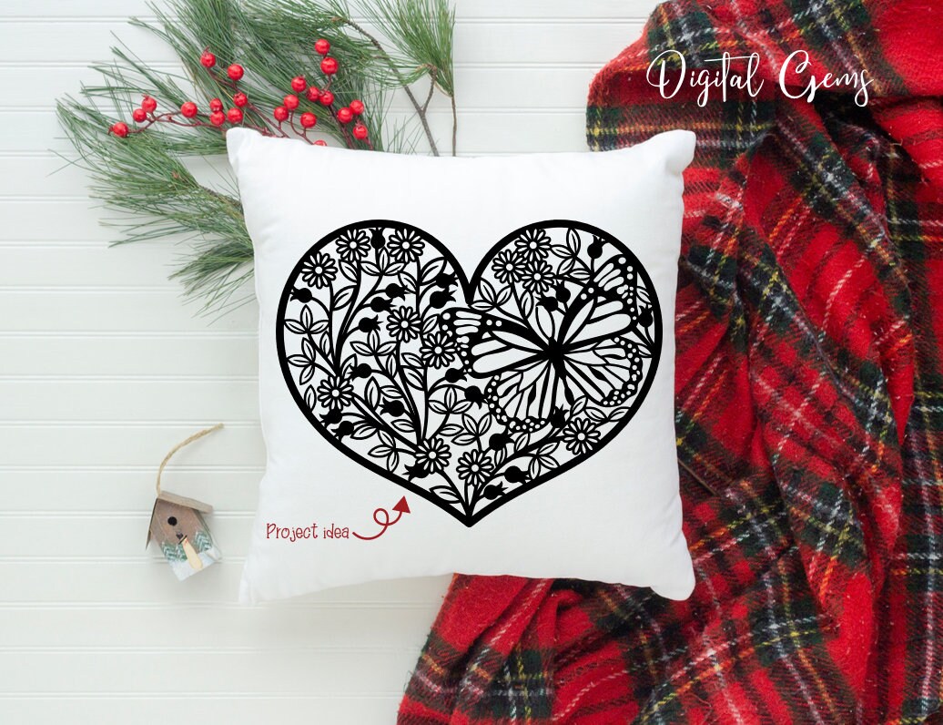 Butterfly Paper Cut Svg / Dxf / Eps Files and Pdf / Png Printable ...