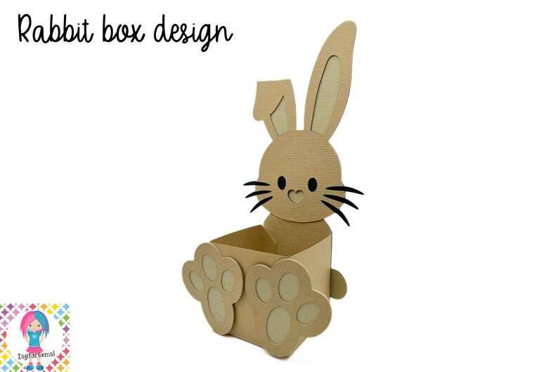 Rabbit Belly Box SVG: Paper Craft Design (digital Download) - Etsy