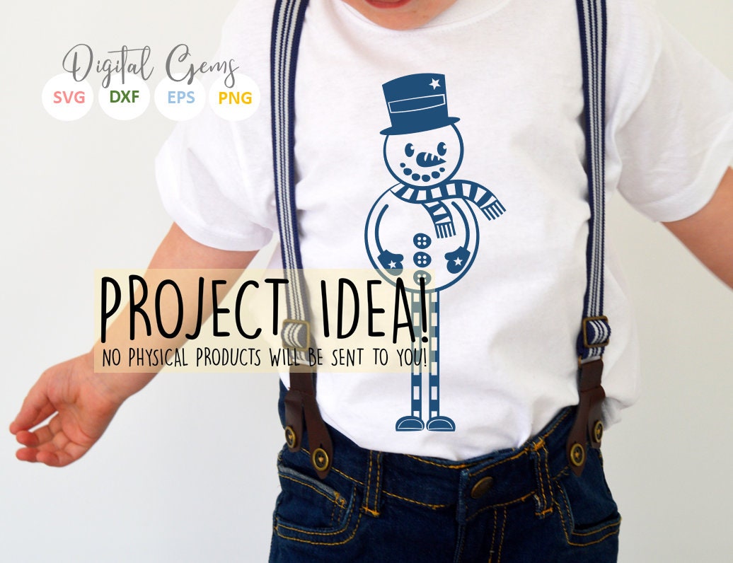 Snowman Snow Man Svg / Dxf / Eps / Png Files. Download. - Etsy