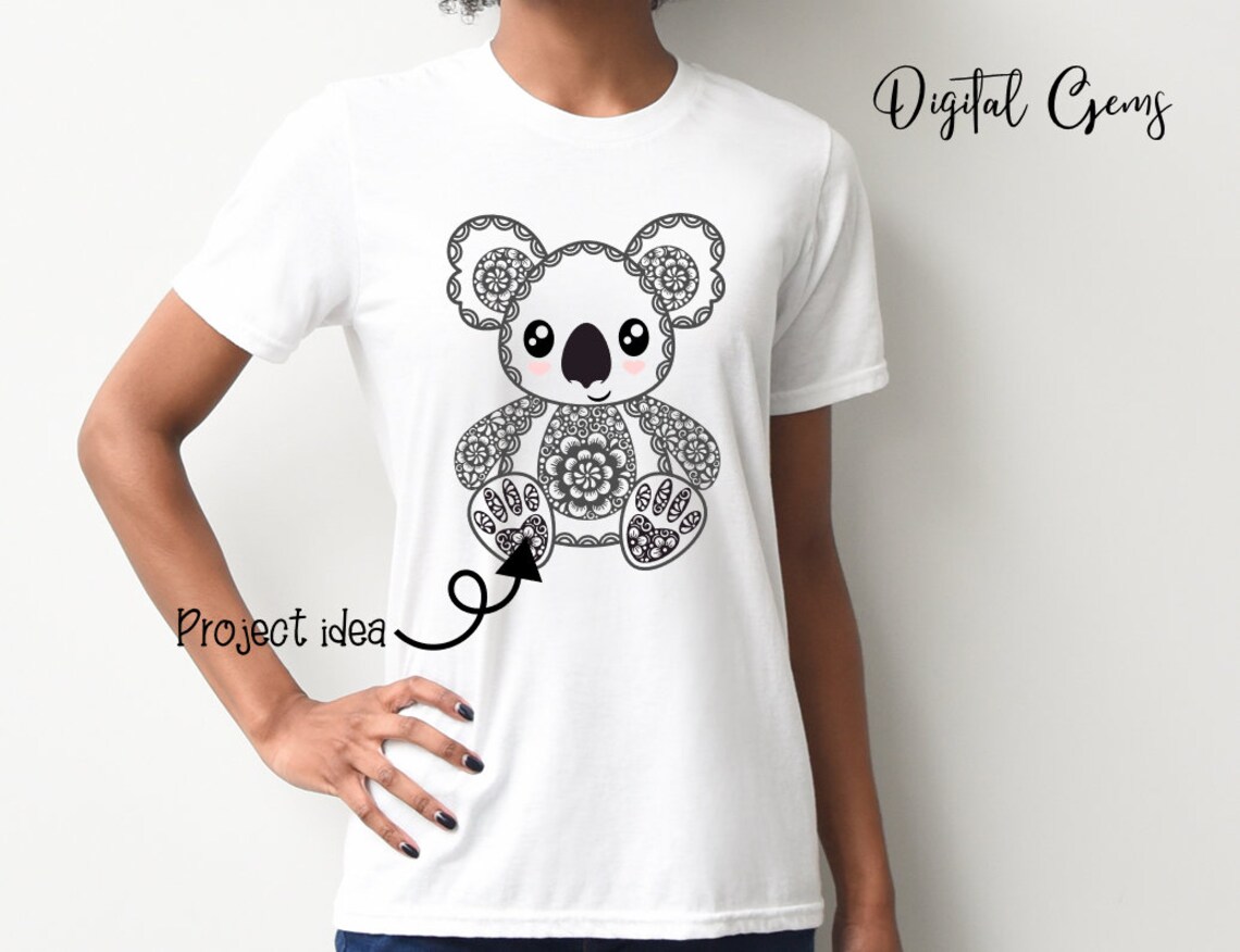 Koala Svg / Dxf / Eps / Png Files. Digital Download. - Etsy