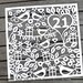 Number 21 Paper Cut Svg / Dxf / Eps / Files and Pdf / Png Printable ...