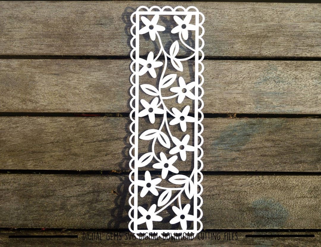 Bookmark Paper Cut Svg / Dxf / Eps / Files and Pdf / Png Printable ...