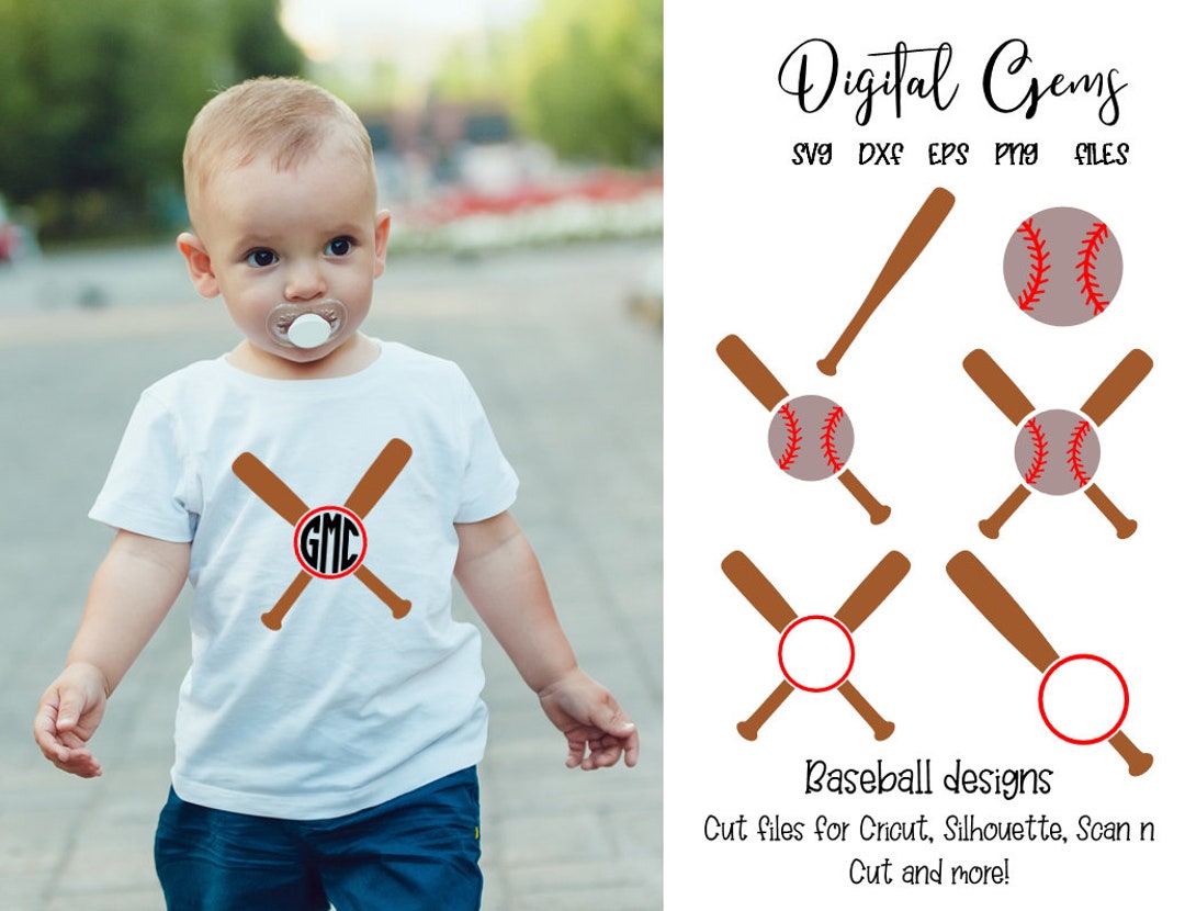 Baseball Design Svg / Dxf / Eps / Png Files. Digital Download ...