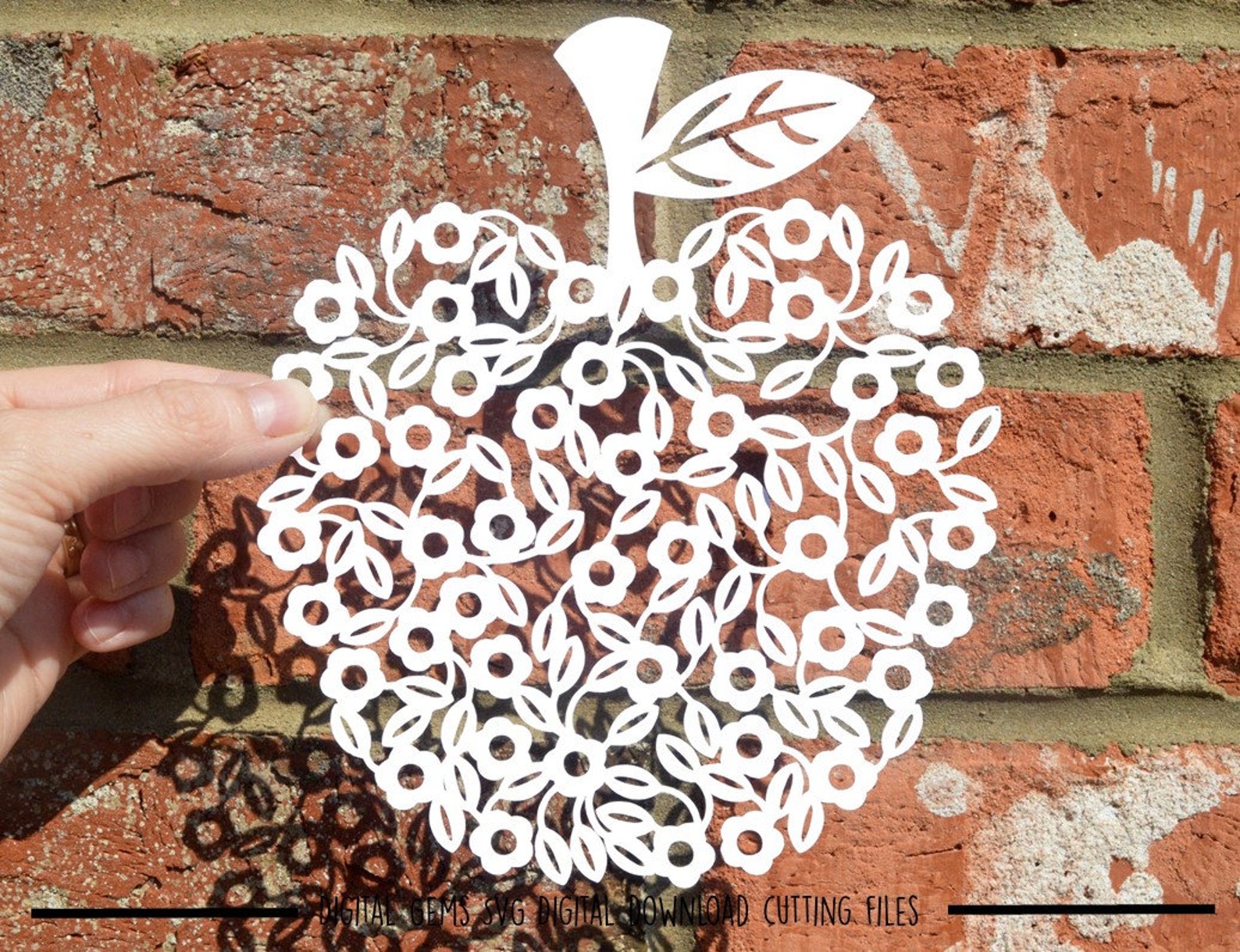 Apple Paper Cut Svg / Dxf / Eps Files and Pdf / Png Printable - Etsy