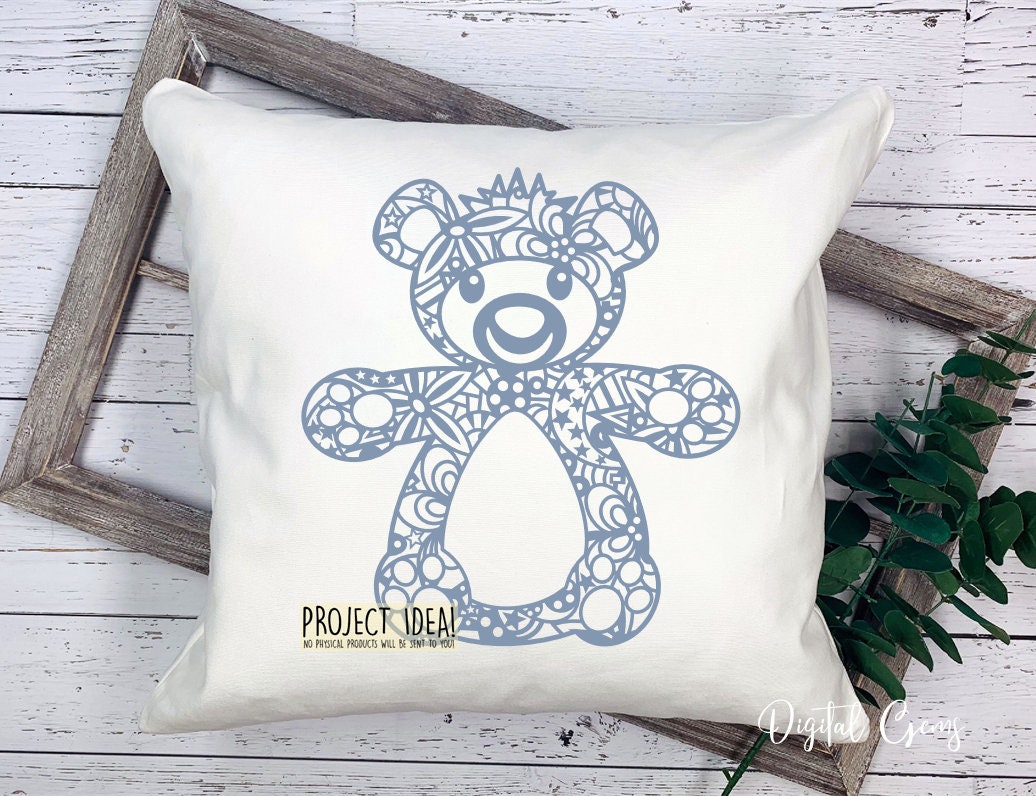 Teddy Bear Paper Cut Design. Svg / Dxf / Eps / Png Files and - Etsy UK