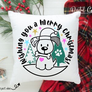 Dog Design. Christmas Svg / Dxf / Eps / Png Files. Digital Download ...