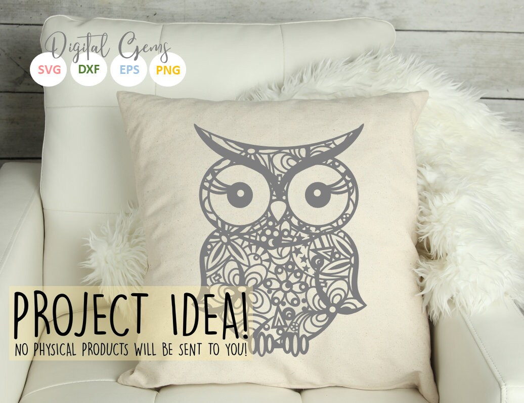 Owl Paper Cut Svg / Dxf / Eps / Files and Pdf / Png Printable Templates ...