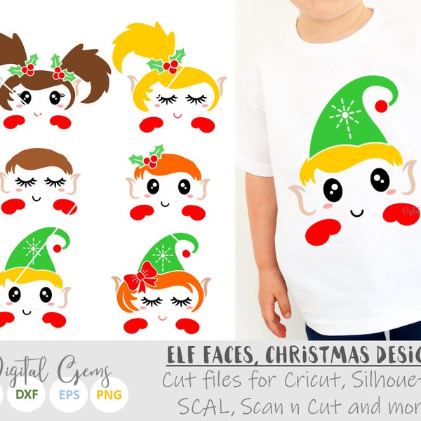 Elf Face Svg Files - Etsy Australia