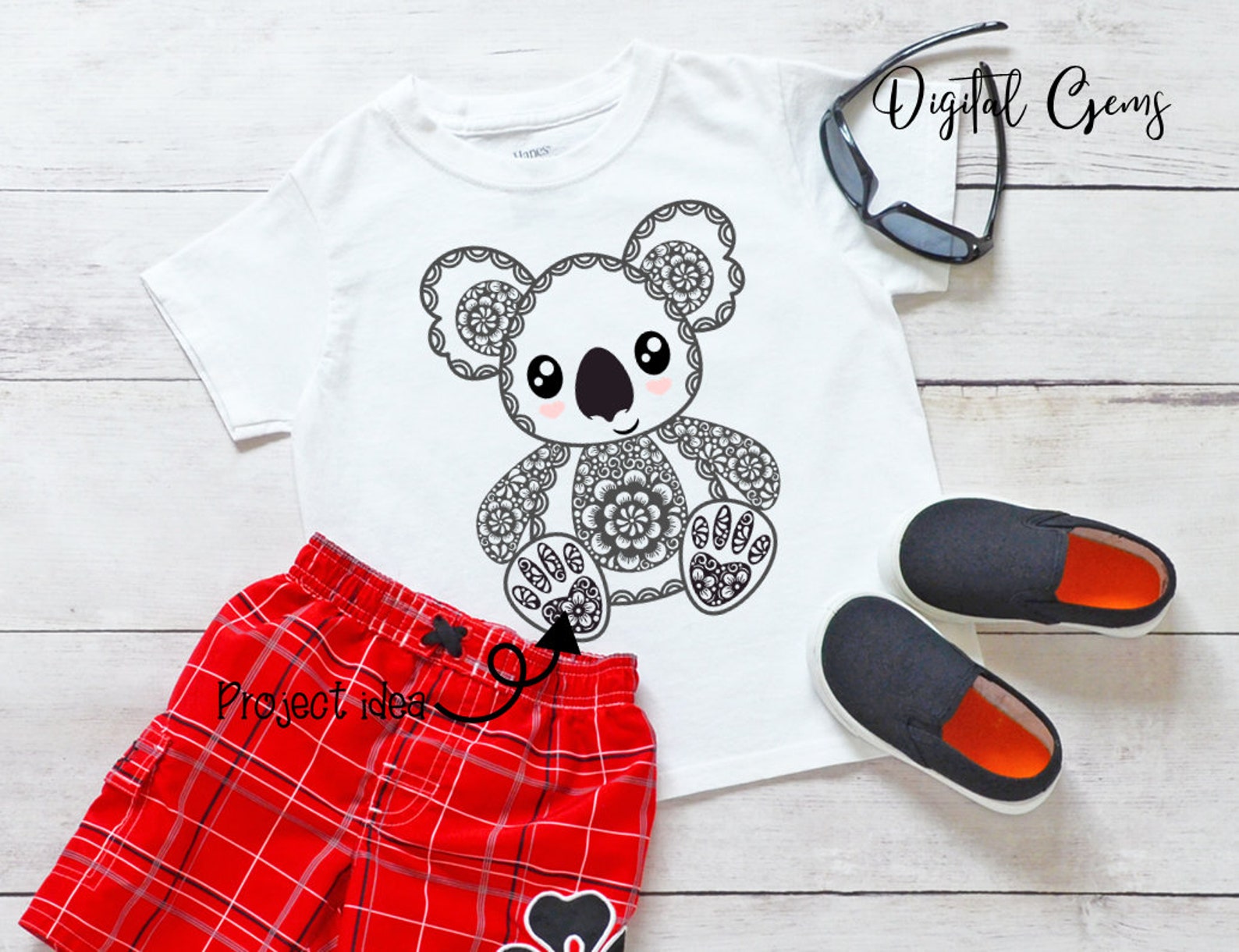 Koala Svg / Dxf / Eps / Png Files. Digital Download. Compatible With ...