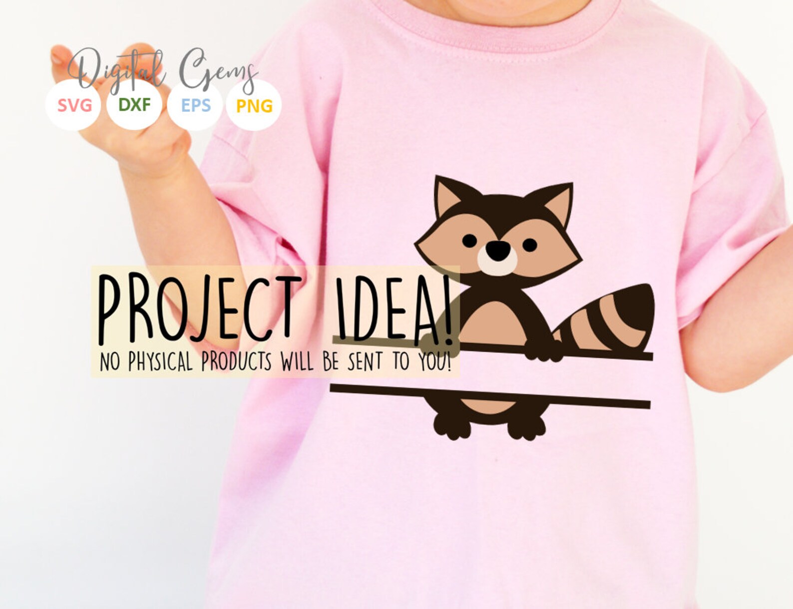 Split Raccoon, Split Animal Svg / Dxf / Eps / Png Files. Digital ...