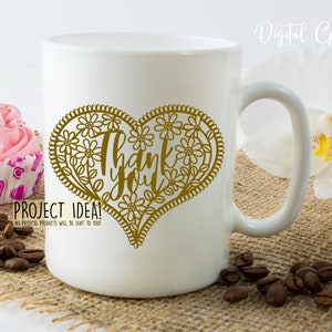 Thank You Paper Cut Svg / Dxf / Eps Files and Pdf / Png Printable ...