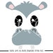 Hippo Face Svg / Dxf / Eps / Png Files. Digital Download. Compatible ...