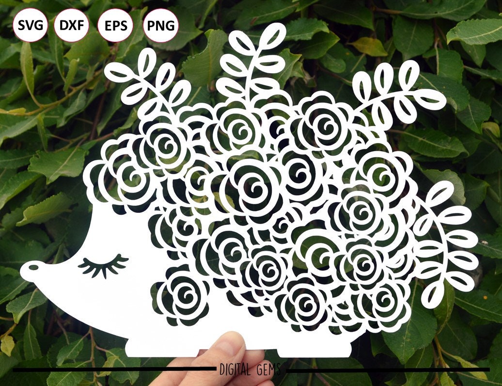 Hedgehog Paper Cut Svg / Dxf / Eps / Files and Pdf / Png - Etsy
