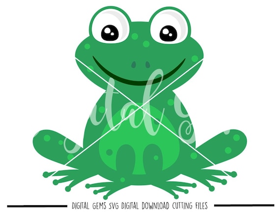 Frog Svg / Dxf / Eps / Png Files. Digital Download. Compatible | Etsy