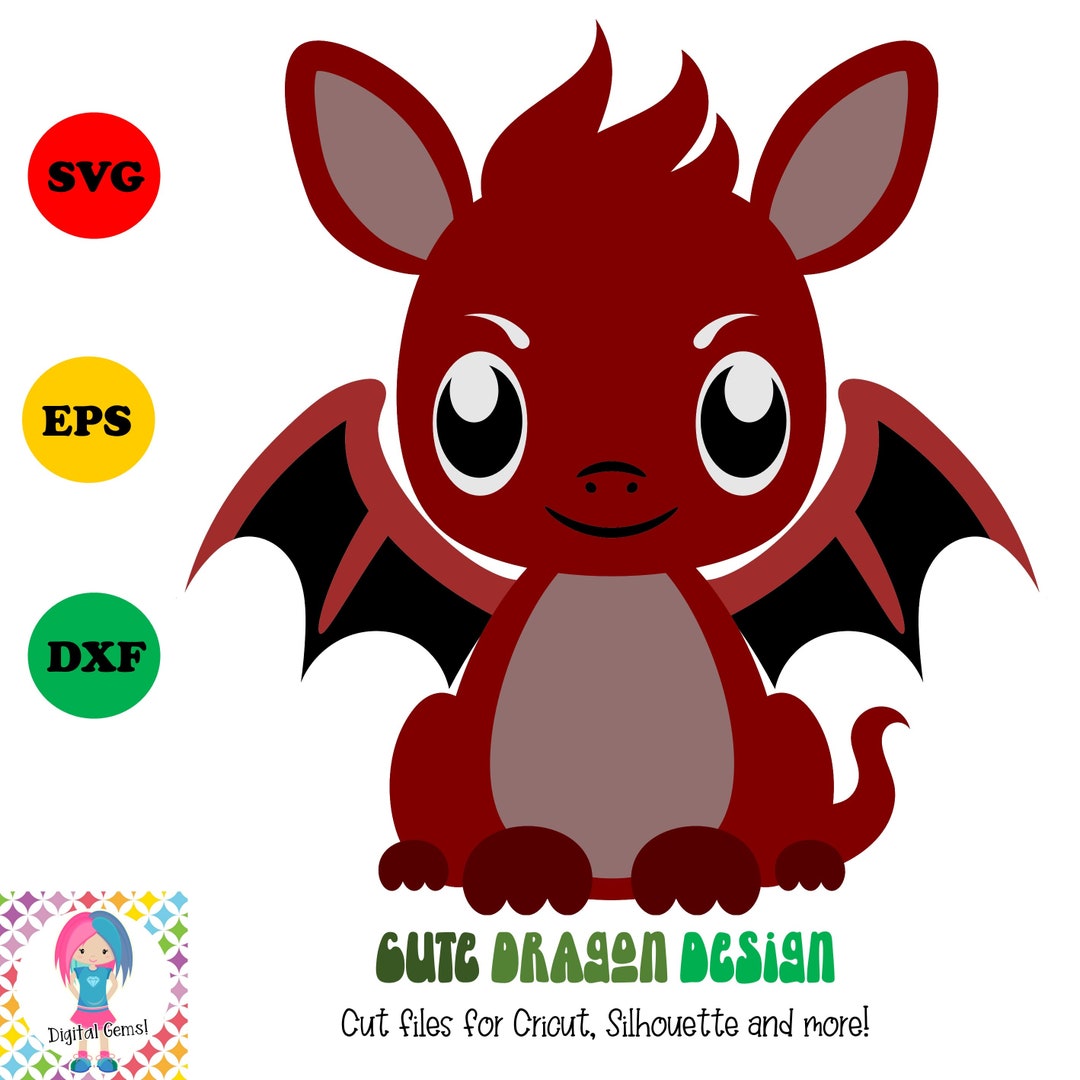 Dragon SVG Digital Download. Works With Cricut / Cricut Joy / Explore ...