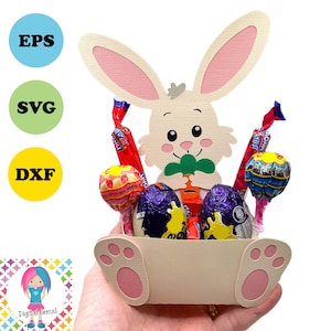 Rabbit Belly Box SVG Paper Craft Design. Digital Download. Works With ...