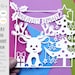 Christmas Reindeer Paper Cut Svg / Dxf / Eps / Files and Pdf / Png ...