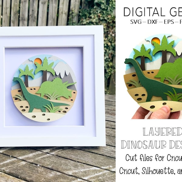 Dinosaur Shadow Box - Etsy
