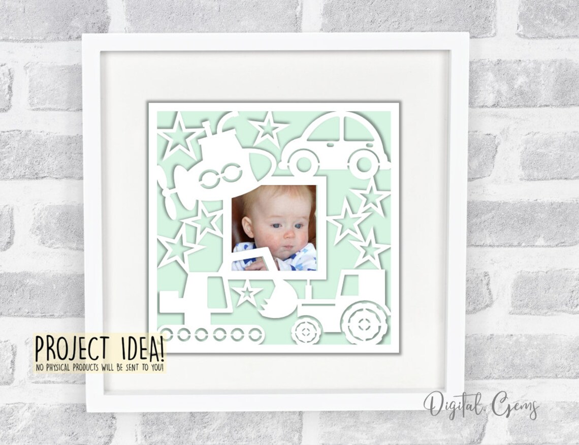 Frame Paper Cut Design Bundle. Svg / Dxf / Eps / Png Files and Pdf ...