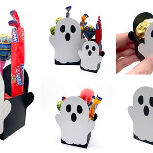 Ghost Treat Box Design SVG, Instant Download. Spooky, Halloween, Box ...