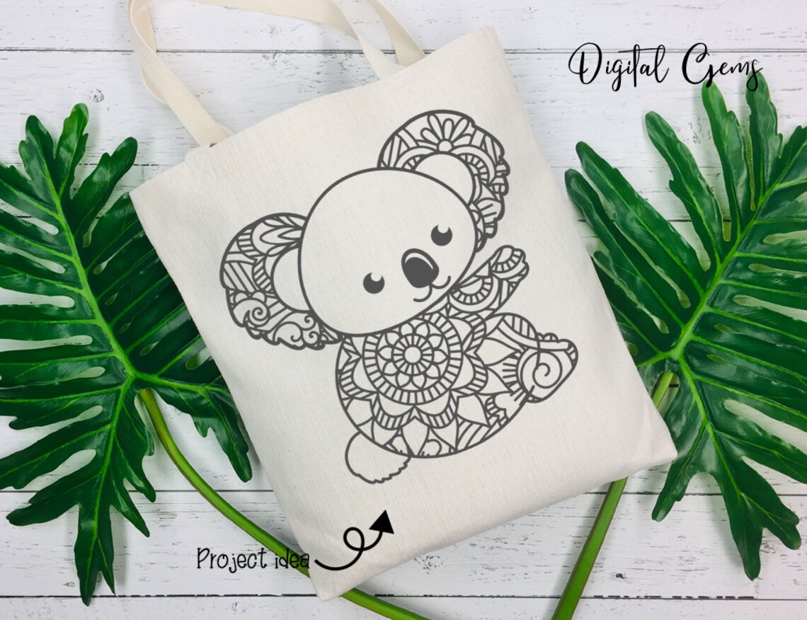 Koala Svg / Dxf / Eps / Png Files. Digital Download. Compatible With ...