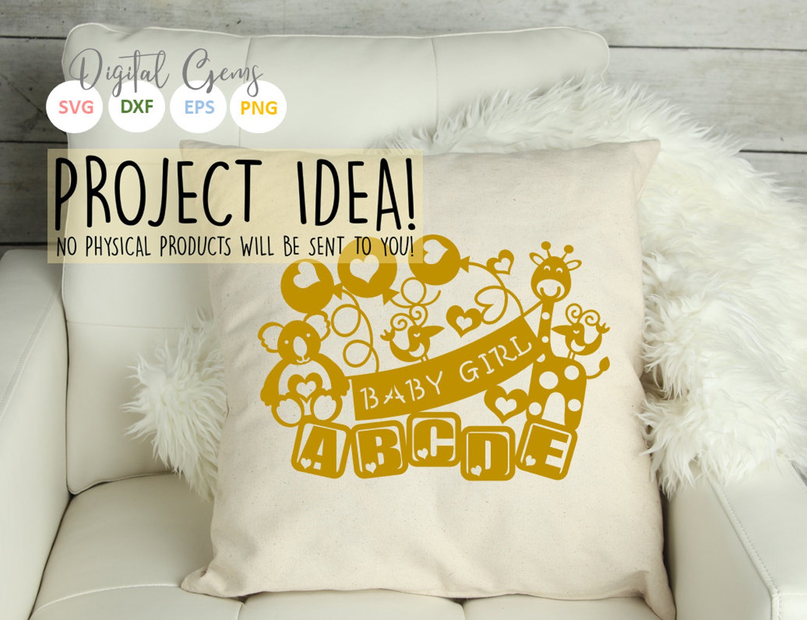 Baby Girl Paper Cut Design. Svg / Dxf / Eps / Files and Pdf / - Etsy