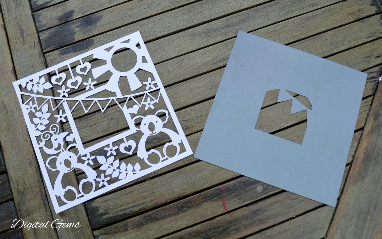 Koala Photo Frame Design. Svg / Dxf / Eps / Png Files and Pdf | Etsy UK