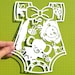 New Baby Paper Cut Bundle. Svg / Dxf / Eps / Files and Pdf / Png ...