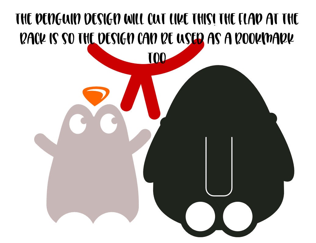 Finger Puppet / Bookmark Designs penguin Reindeer and - Etsy