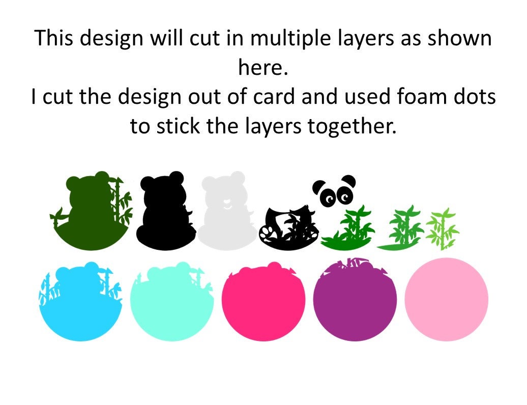 Animal Layered Paper Designs. Lion Unicorn Panda Giraffe - Etsy