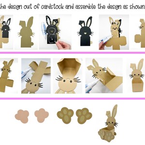 Rabbit Belly Box SVG: Paper Craft Design (digital Download) - Etsy
