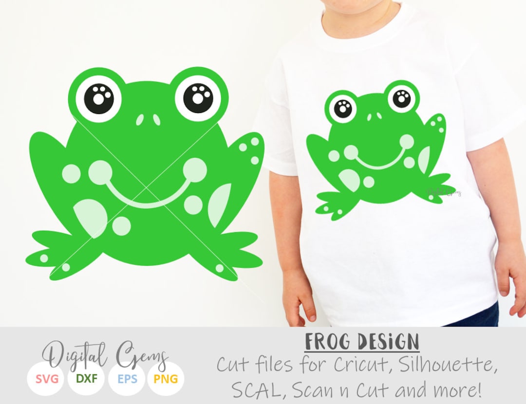 Frog Svg / Dxf / Eps / Png Files. Digital Download. Compatible With ...