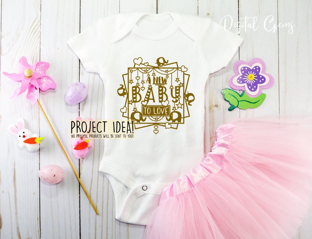 A New Baby Paper Cut Design. Svg / Dxf / Eps / Files and Pdf / - Etsy