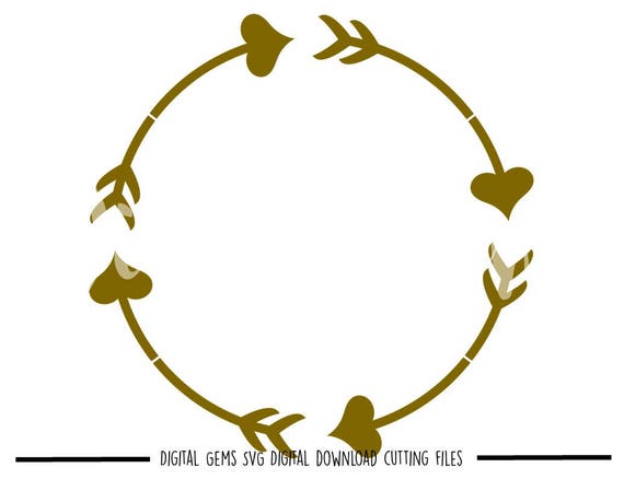 Arrow Frame Svg / Dxf / Eps / Png Files. Digital Download. | Etsy