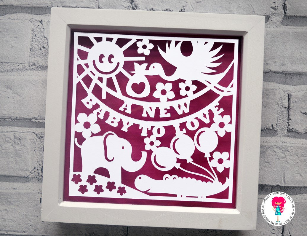 New Baby Animal Paper Cut Svg / Dxf / Eps / Files and Pdf / - Etsy