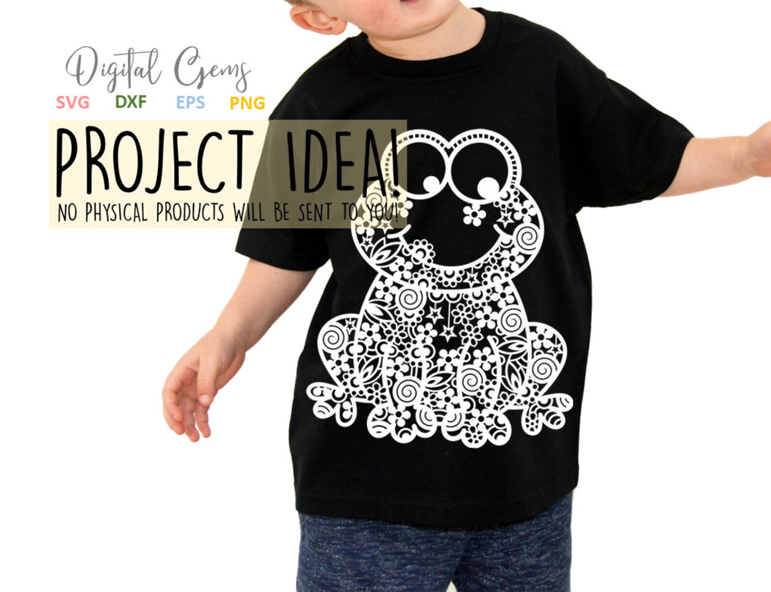 Zentangle Frog Paper Cut Svg / Dxf / Eps / Files and Pdf / Png - Etsy