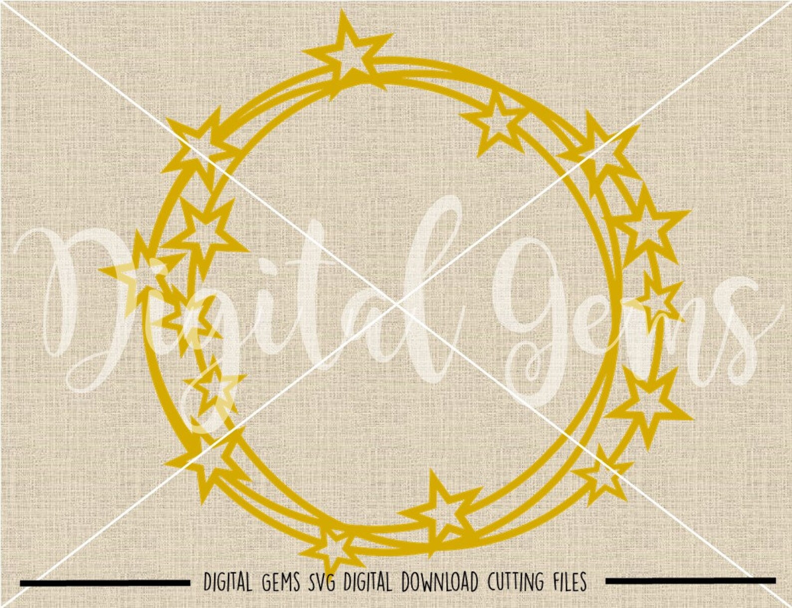 Star Frame Svg / Dxf / Eps / Png Files. Digital Download. | Etsy