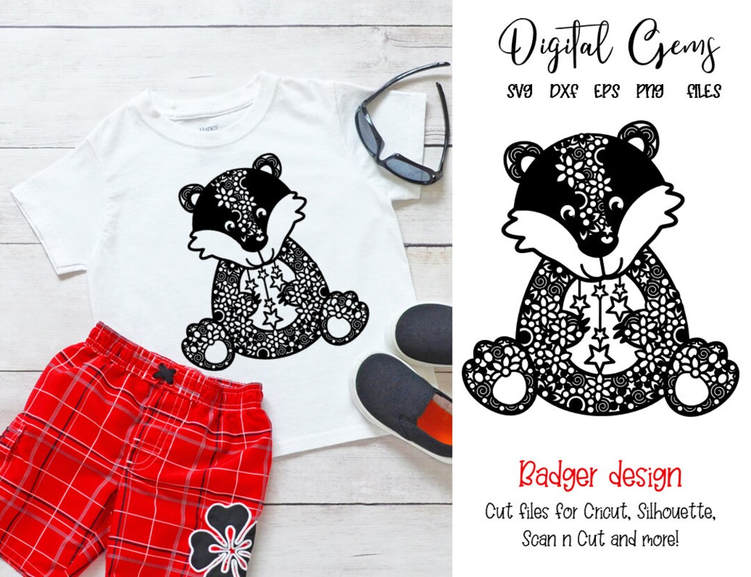 Dachs, Zentangle, Papierschnitt svg / dxf / eps / Dateien und pdf / png ...
