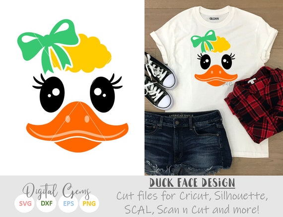 Duck Face Svg / Dxf / Eps / Png Files. Digital Download. | Etsy UK