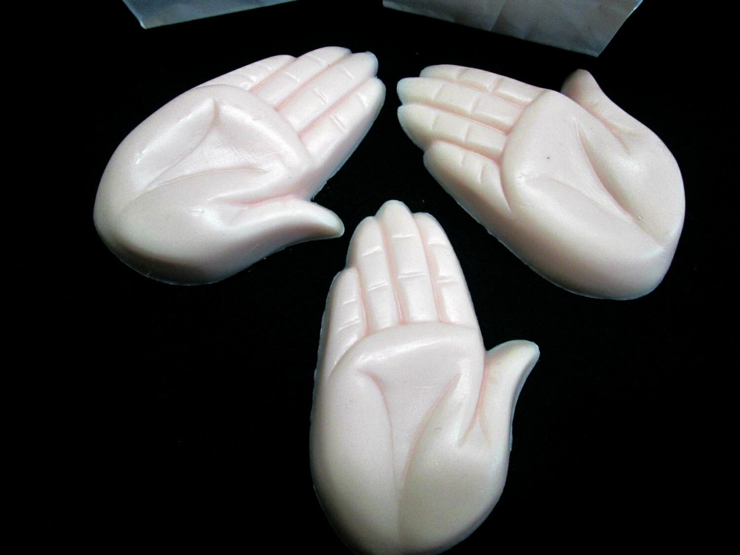 HAND SOAP Two Hand Shaped Soaps in a Plain White Wrapper - Etsy Australia