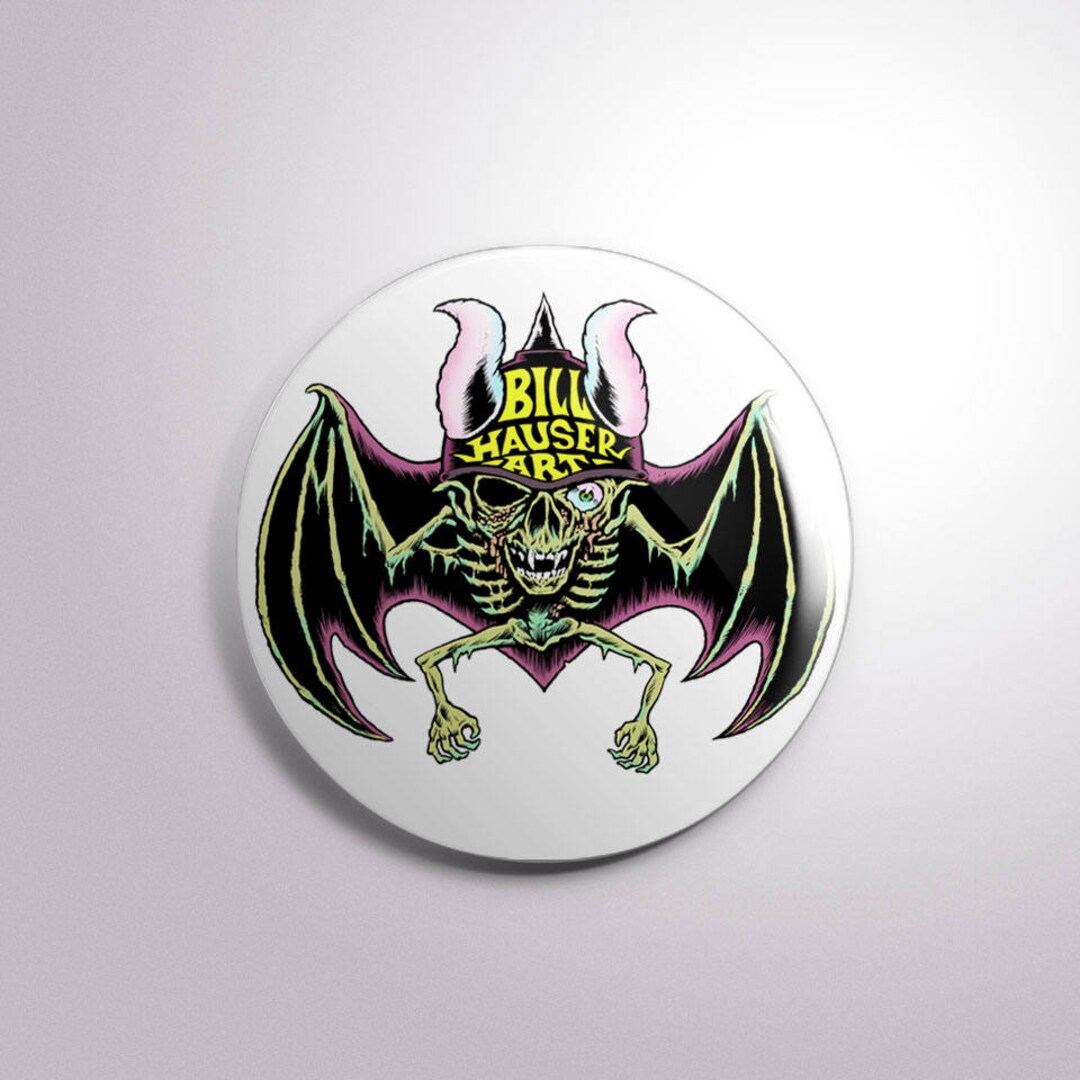 Bill Hauser Art 2.25" Button - Etsy