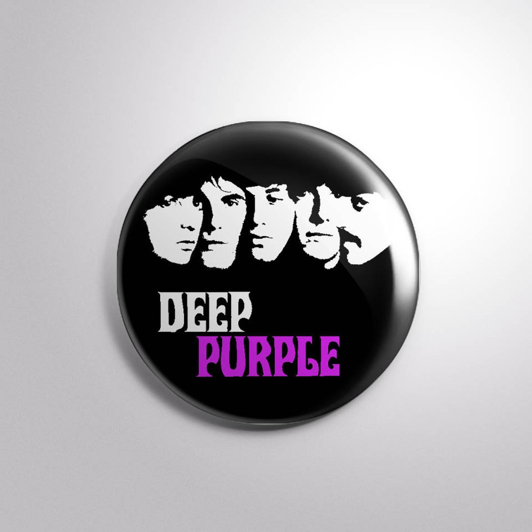 DEEP PURPLE 2.25" Button - Etsy