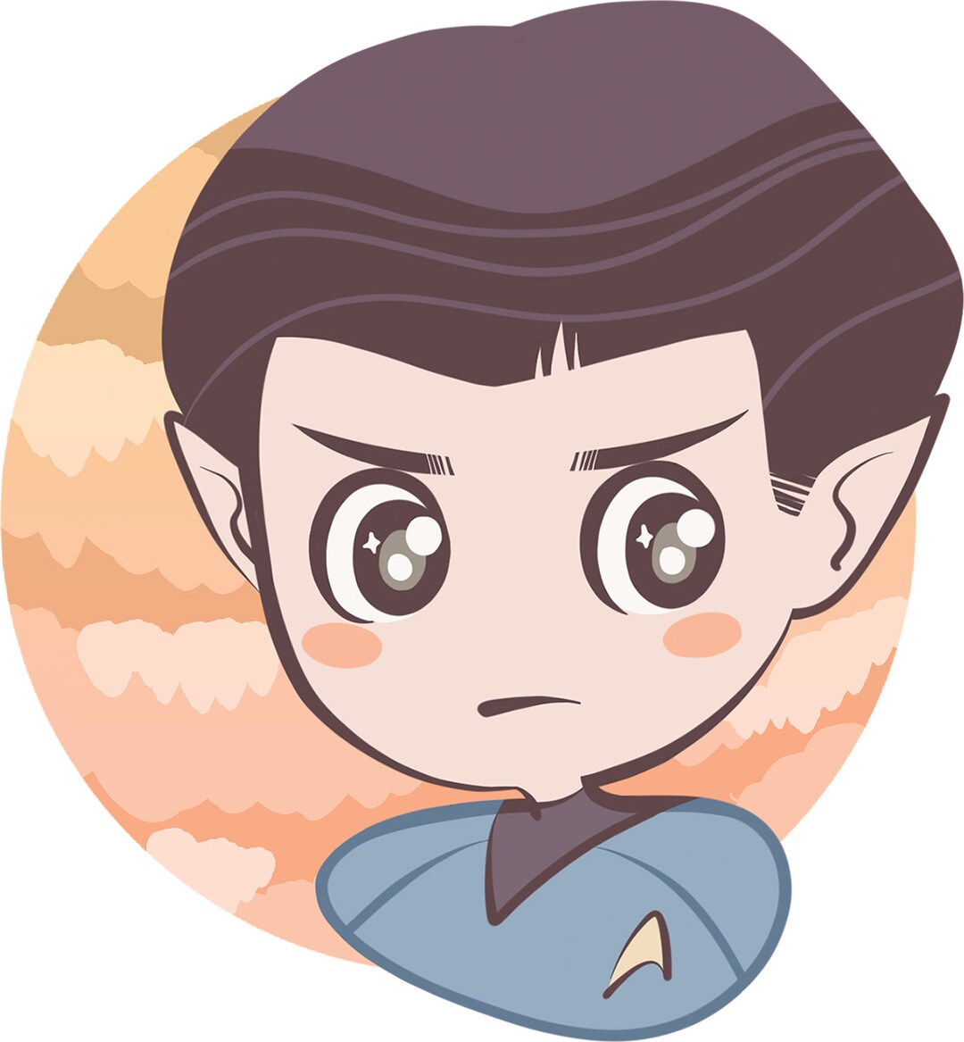 Star Trek Spock Vinyl Sticker - Etsy