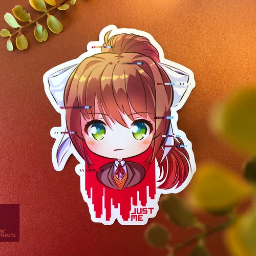DDLC Doki Doki Literature Club Yuri Vinyl Sticker - Etsy