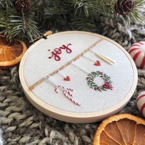 Pine Branch Joy Pattern - Etsy