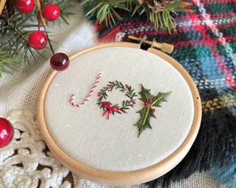 Pine Branch Joy Pattern - Etsy